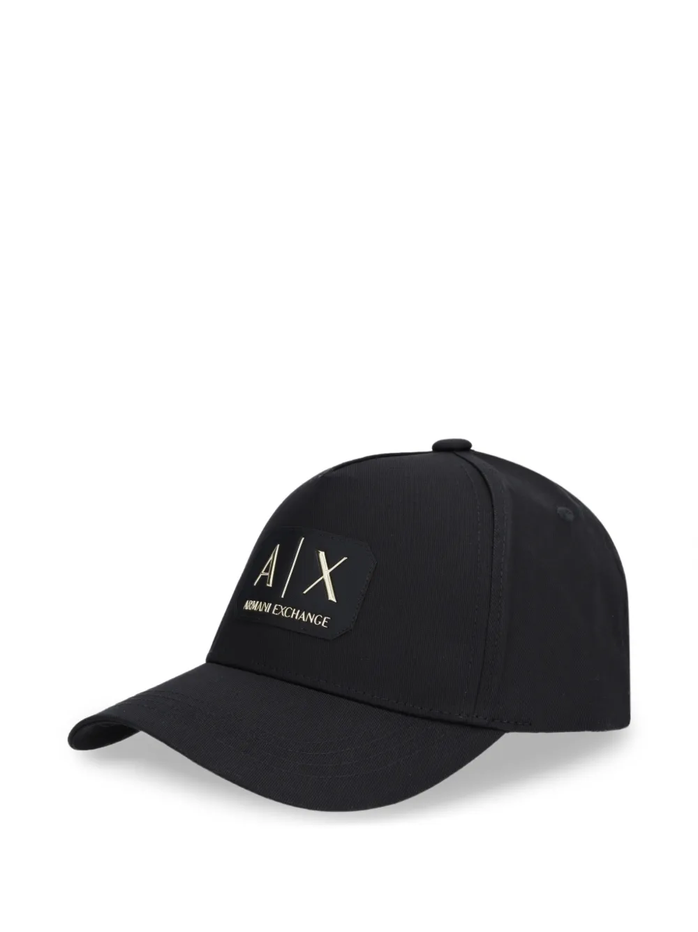 Armani Exchange logo-patch Baseball Cap | Black | FARFETCH