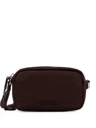 Marc O'Polo logo-lettering Crossbody Bag | Brown | FARFETCH