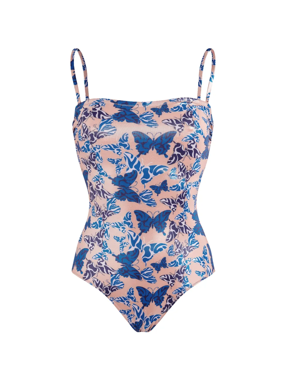 Vilebrequin butterfly-print Swimsuit | Pink | FARFETCH AU
