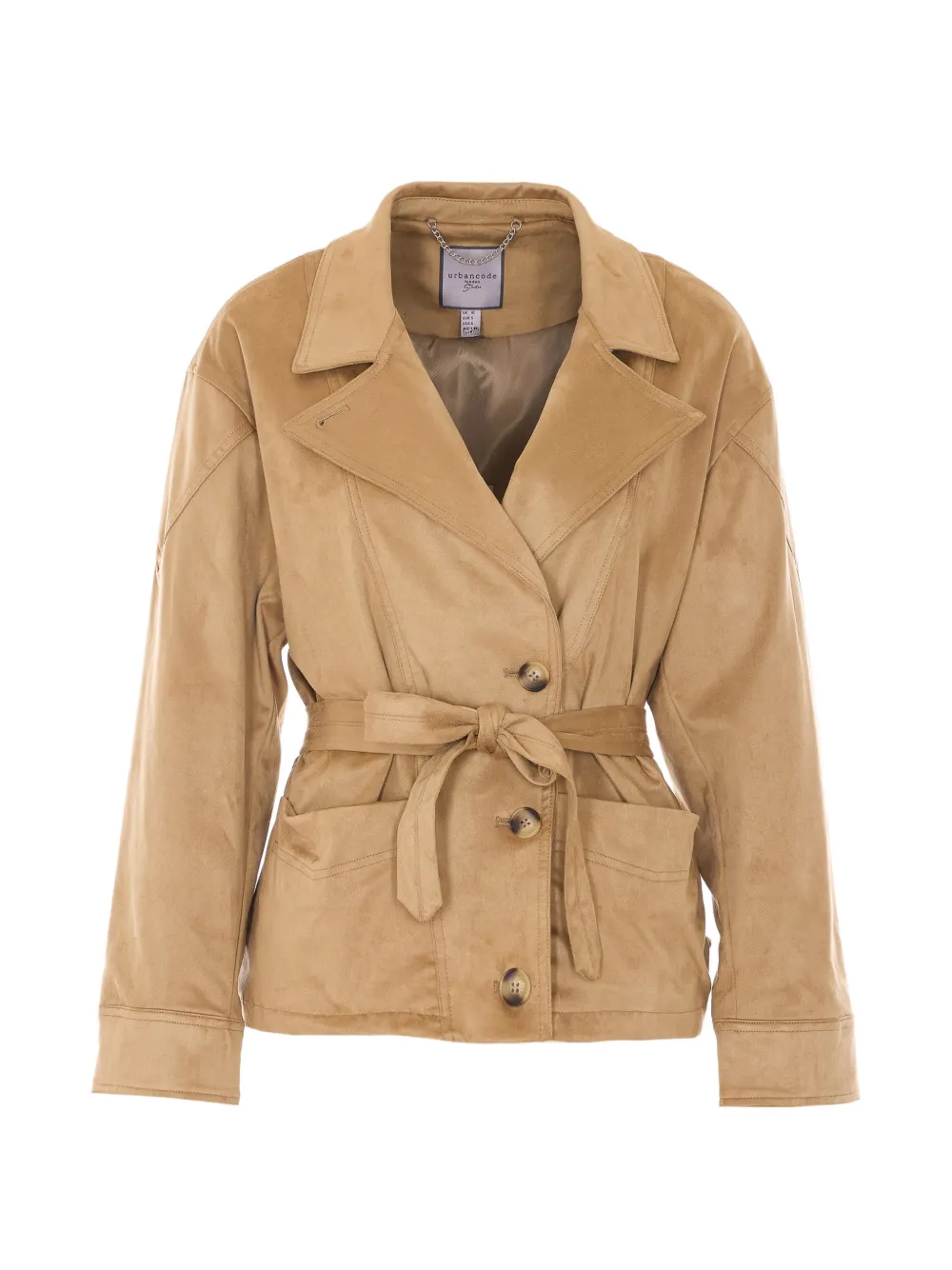 Urbancode V-neck Jacket | Neutrals | FARFETCH UK