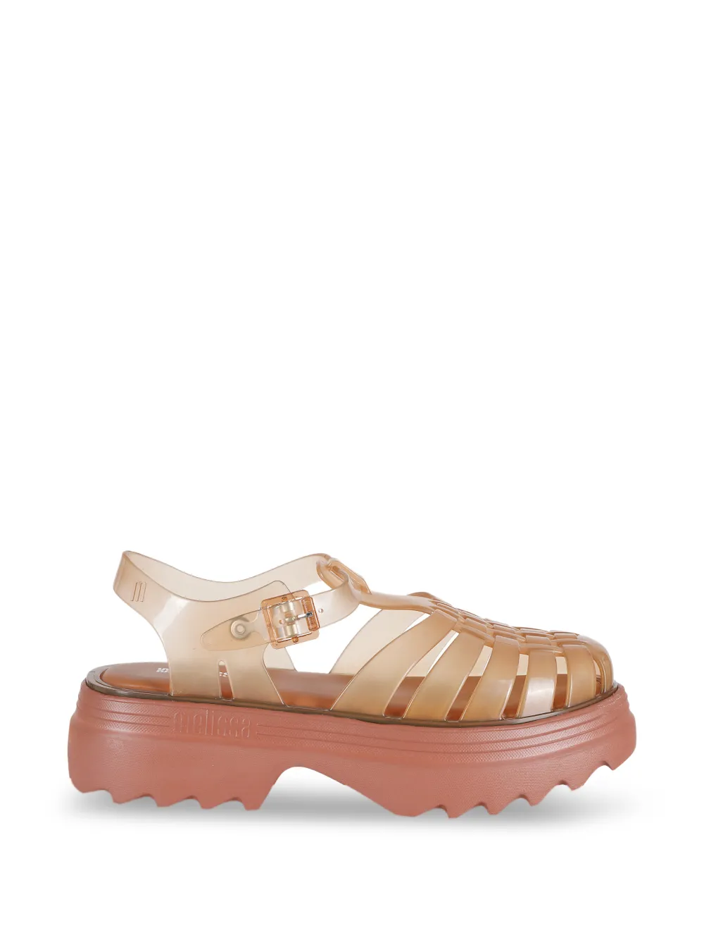 Melissa Cage Platform Sandals | White | FARFETCH AU