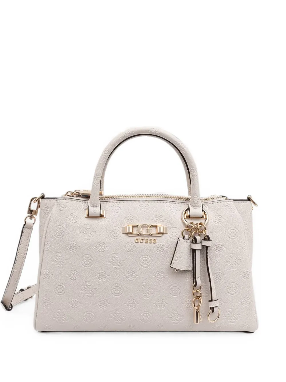 GUESS USA Anise logo-embossed Tote Bag | Neutrals | FARFETCH