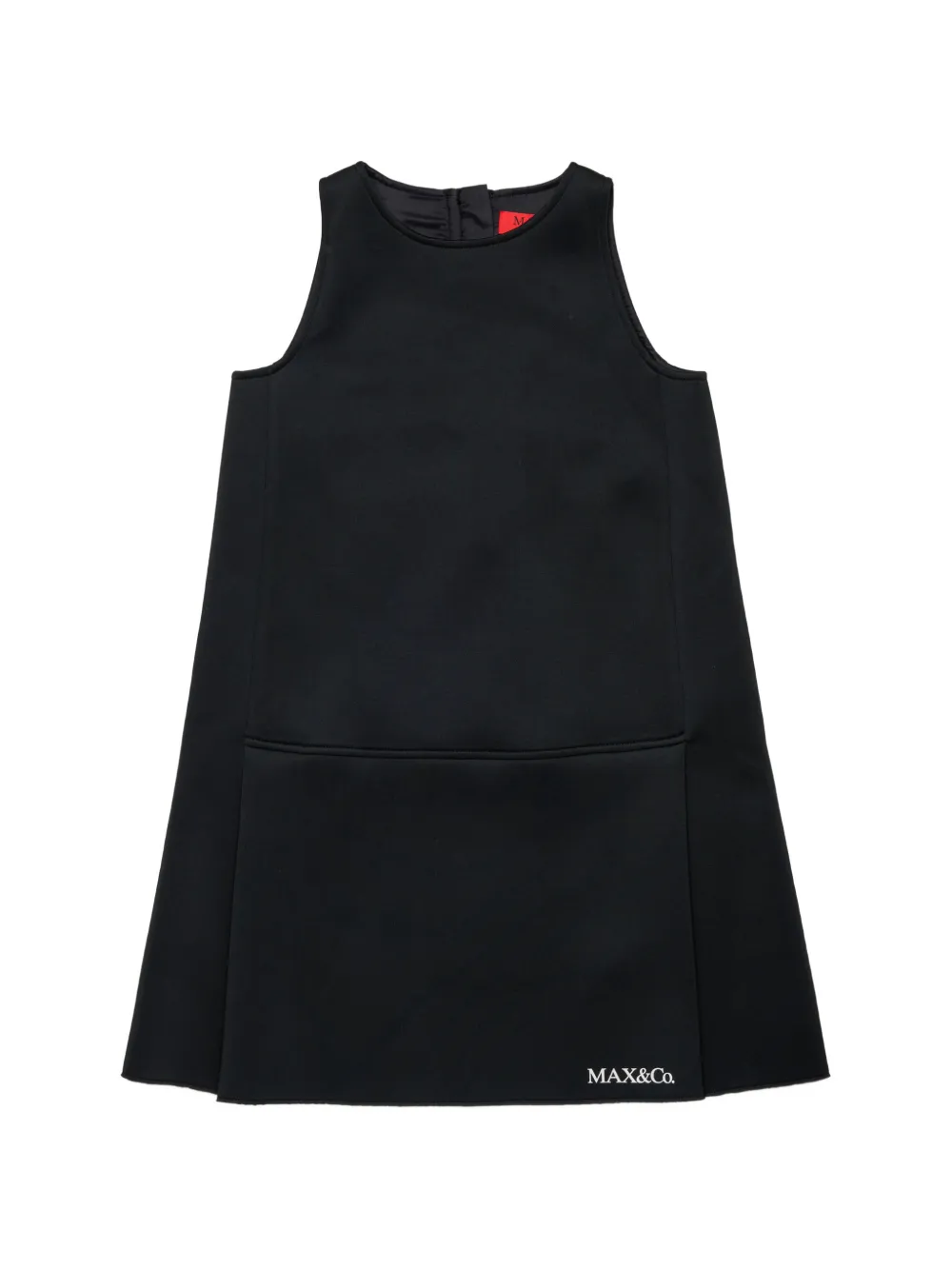 MAX&Co. Kids logo-print Sleeveless Dress | Black | FARFETCH