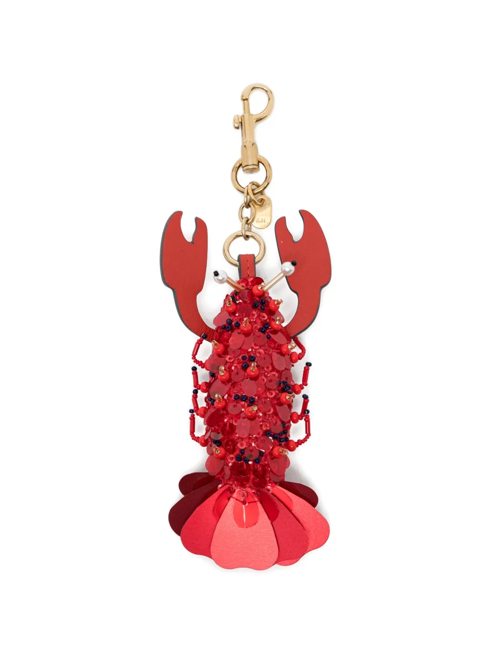 Anya Hindmarch Lobster スパンコール キーホルダー | レッド | FARFETCH JP