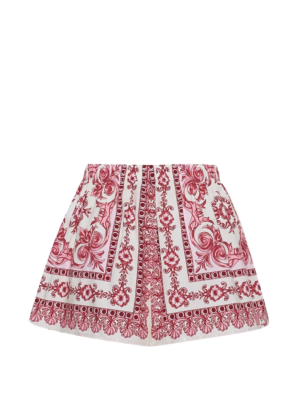 Cara Cara Roxy Shorts Mit Schal-Print | Rot | FARFETCH DE