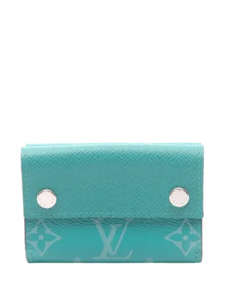 Louis Vuitton Pre-Owned 2010-2026 Taiga Discovery Compact Wallet Small ...