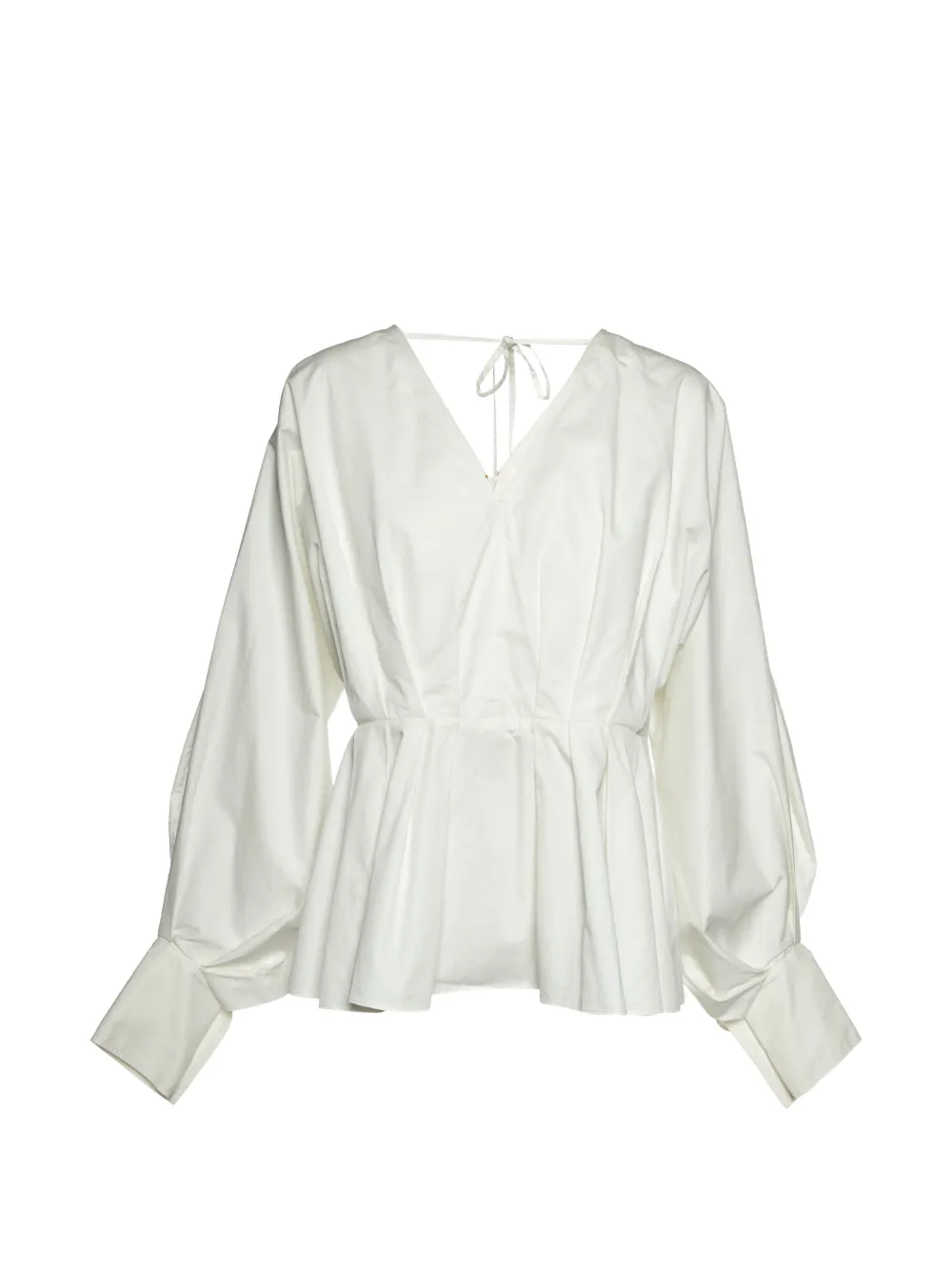 Roksanda Bluse Mit V-Ausschnitt | Weiß | FARFETCH DE