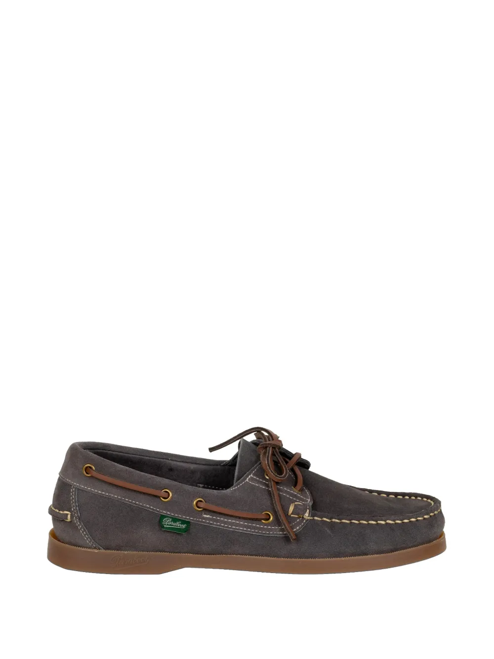 Paraboot lace-up Suede Boat Shoes | Grey | FARFETCH