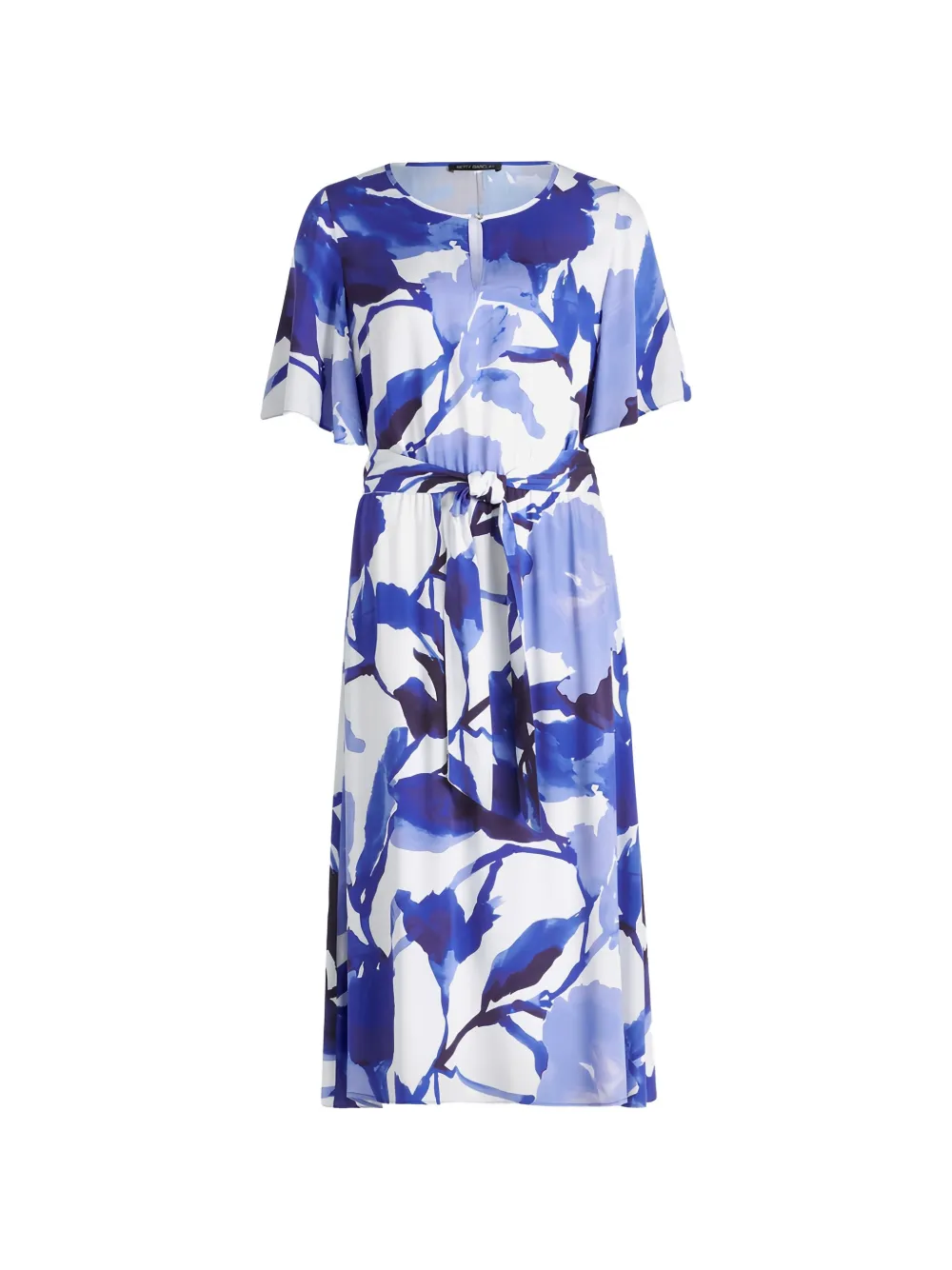 Betty Barclay floral-print Belted Dress | Blue | FARFETCH