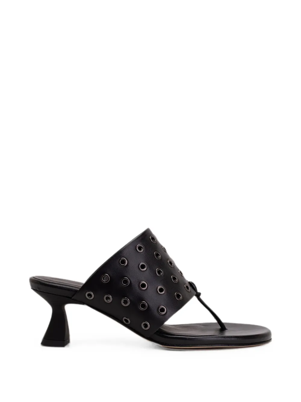 Miista Cedella eyelet-embellished Sandals | Black | FARFETCH CA