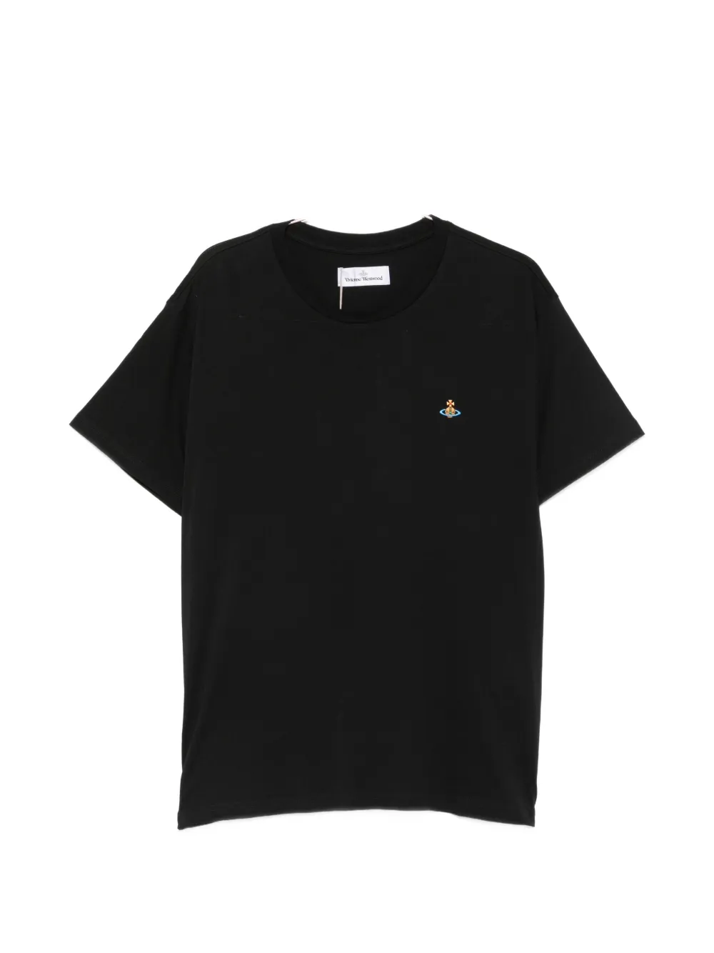 Vivienne Westwood Orb-embroidered T-shirt | Black | FARFETCH