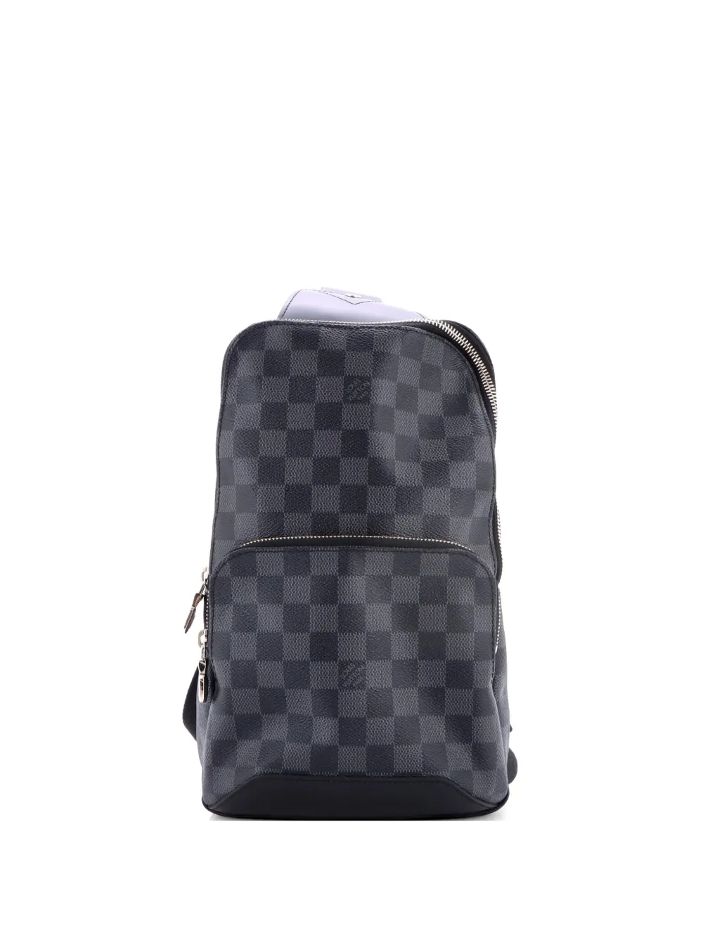 Louis Vuitton Pre-Owned Avenue Sling Bag Damier Graphite Crossbody Bag ...