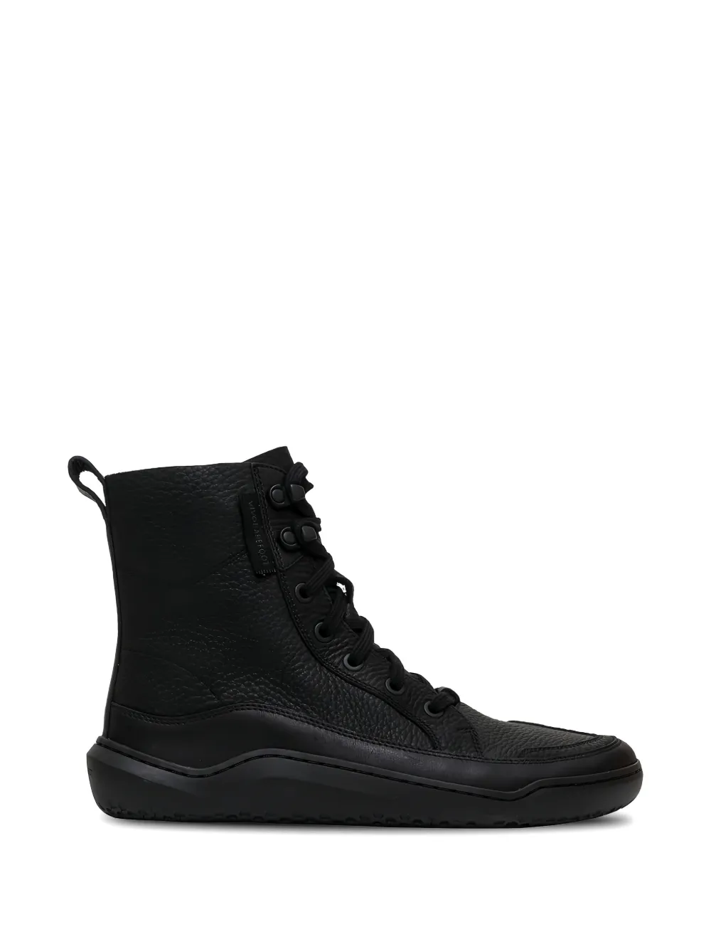 Vivobarefoot Gobi Grained lace-up Boots | Black | FARFETCH CA