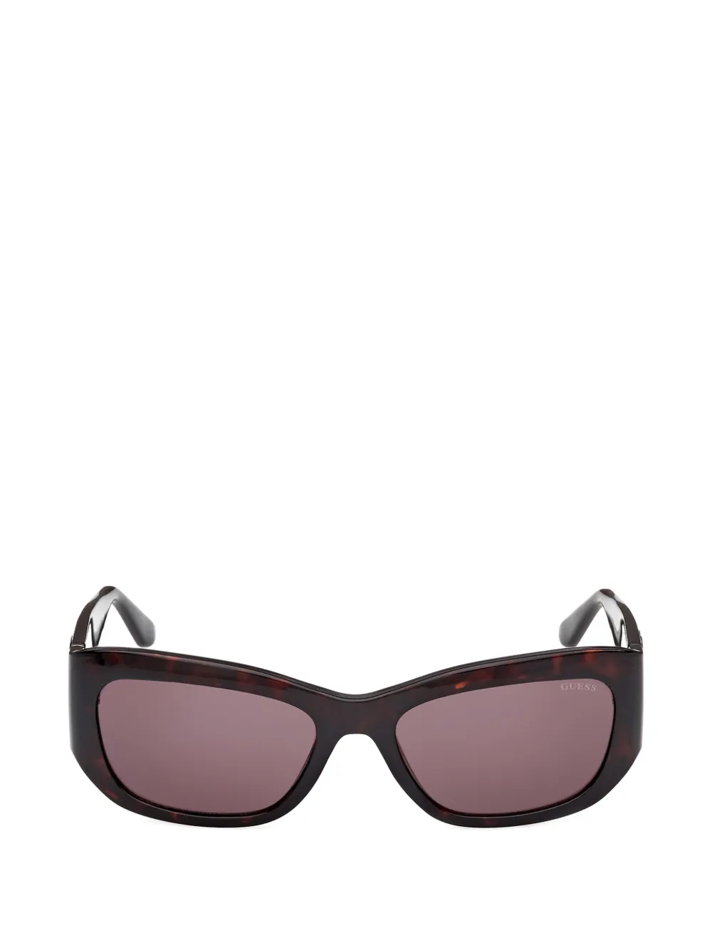 GUESS USA tortoiseshell-effect rectangle-frame Sunglasses | Brown ...