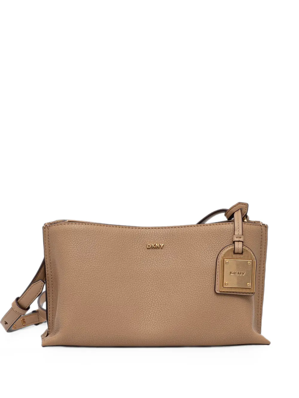 DKNY Alya logo-plaque Crossbody Bag | Marrón | FARFETCH MX
