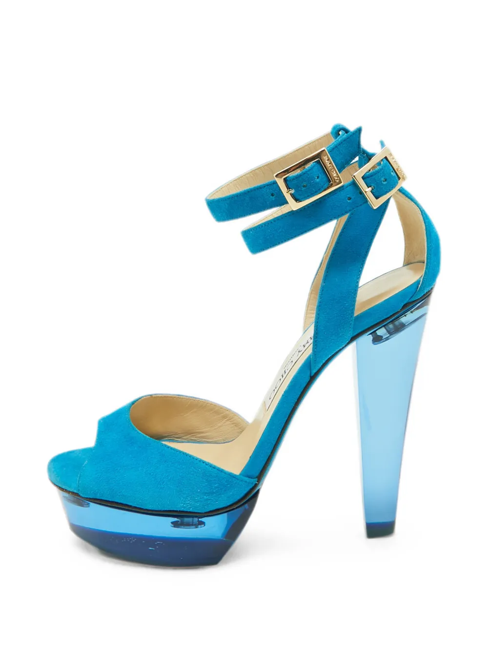 Jimmy Choo Pre-Owned Niagara ankle-strap Sandals | Blue | FARFETCH