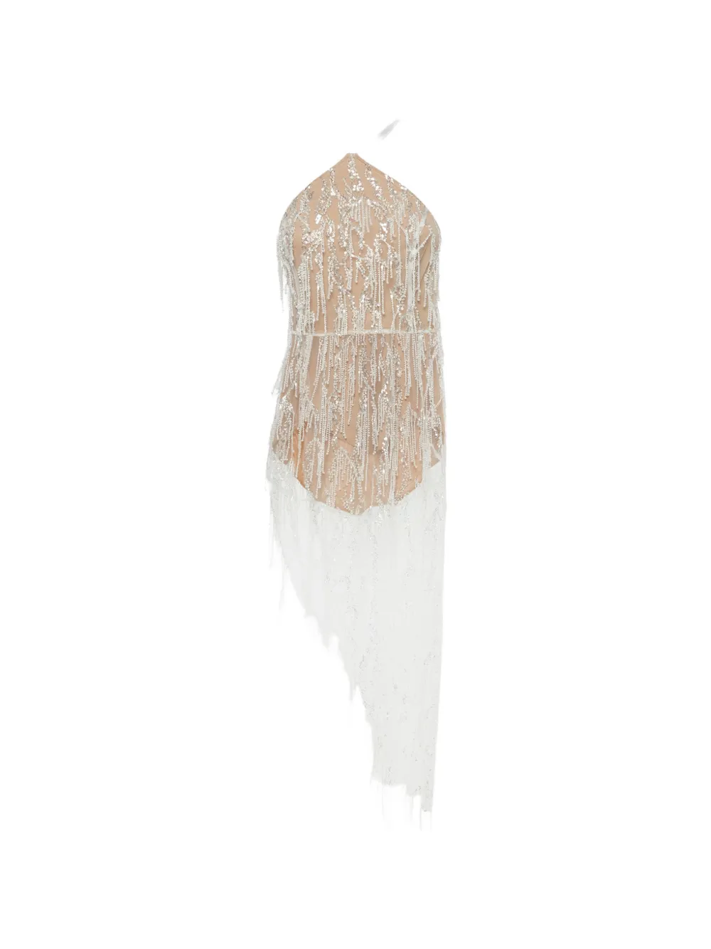 424 Sketch-Y Holly high-slit Evening Dress | White | FARFETCH