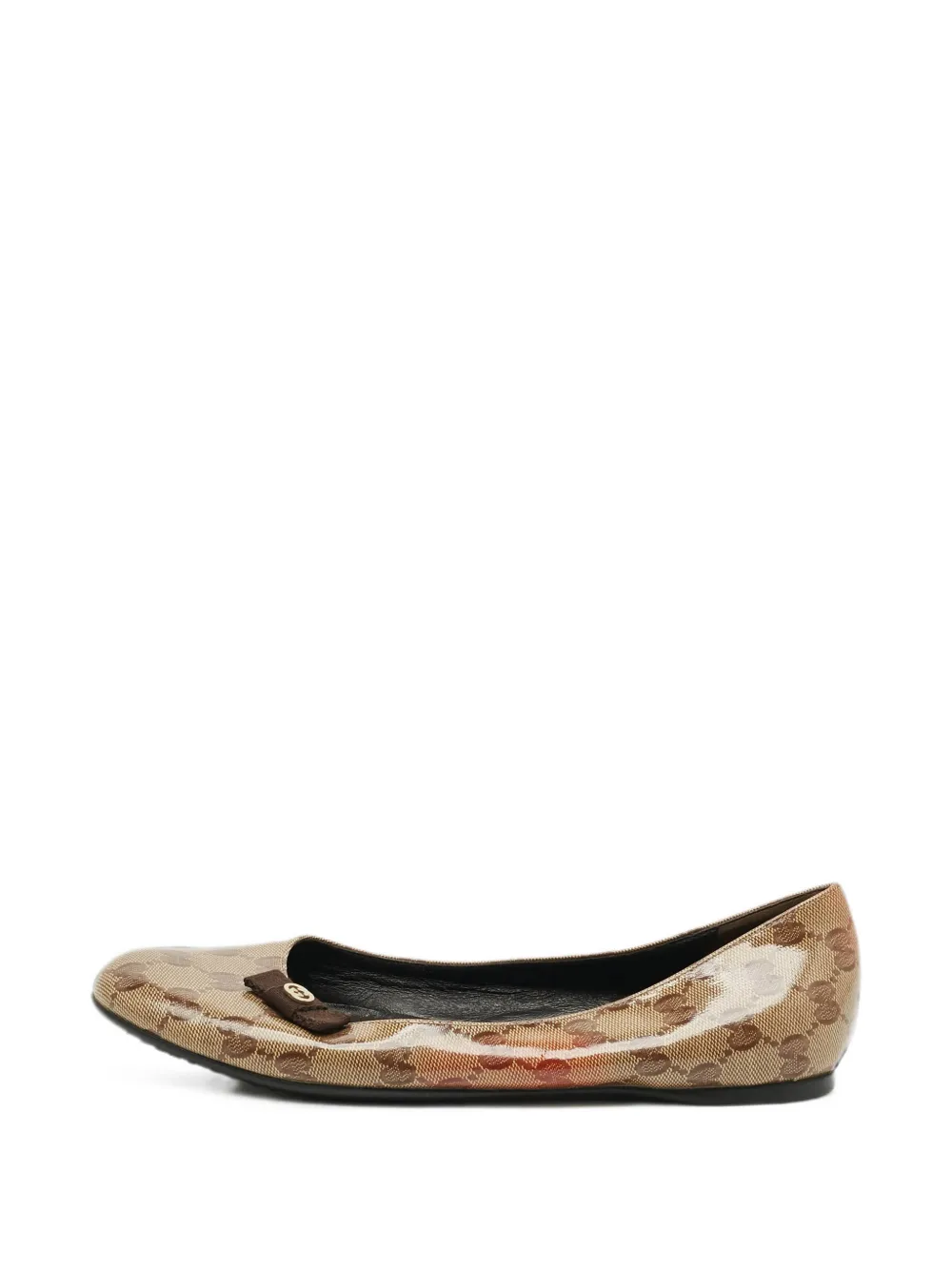 Gucci Pre-Owned Hysteria Ballet Flats | Neutrals | FARFETCH