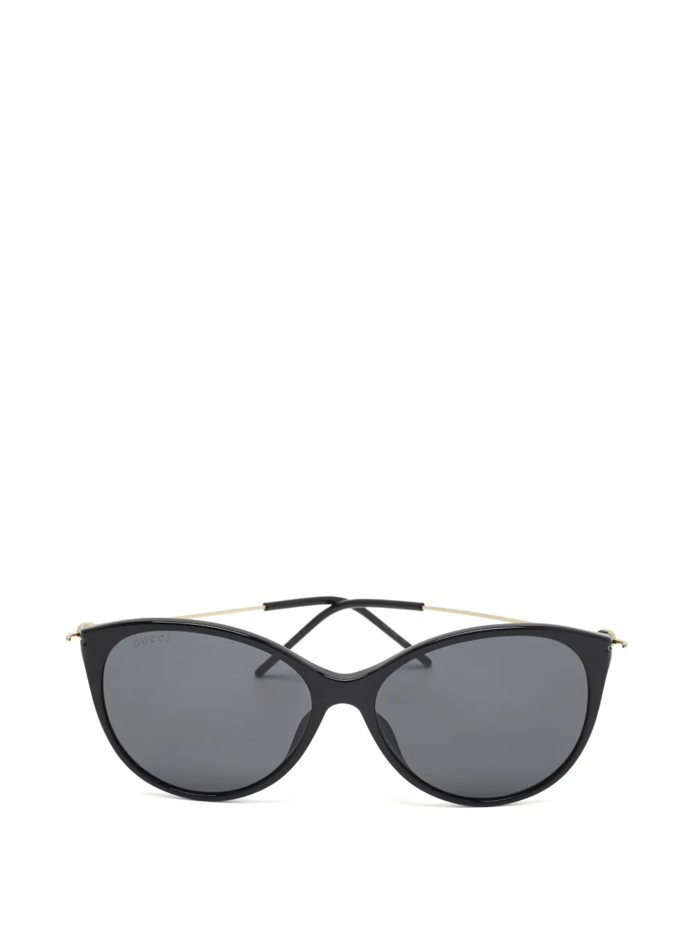 Gucci Pre-Owned butterfly-frame Sunglasses | ブラック | FARFETCH JP