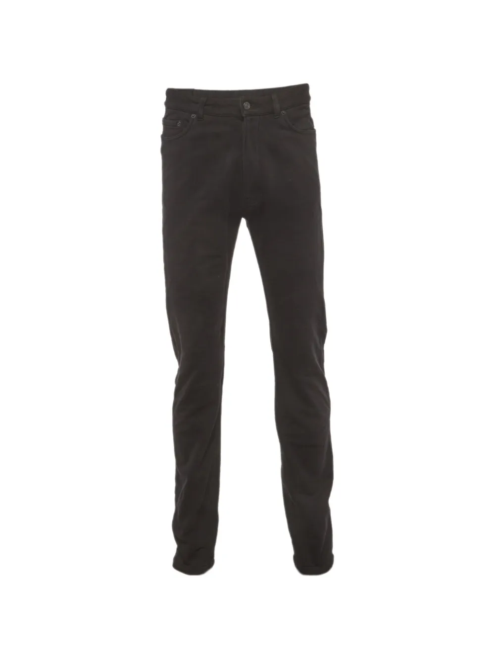Balenciaga Pre-Owned logo-patch five-pocket Trousers | Black | FARFETCH