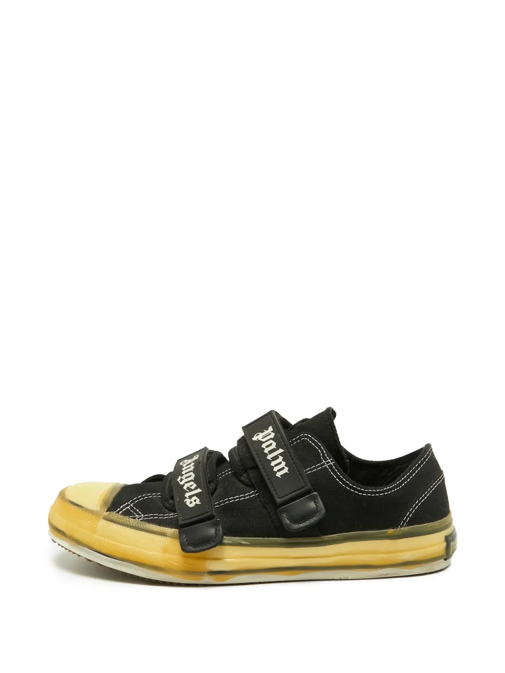 Palm Angels touch-strap low-top Sneakers | Black | FARFETCH