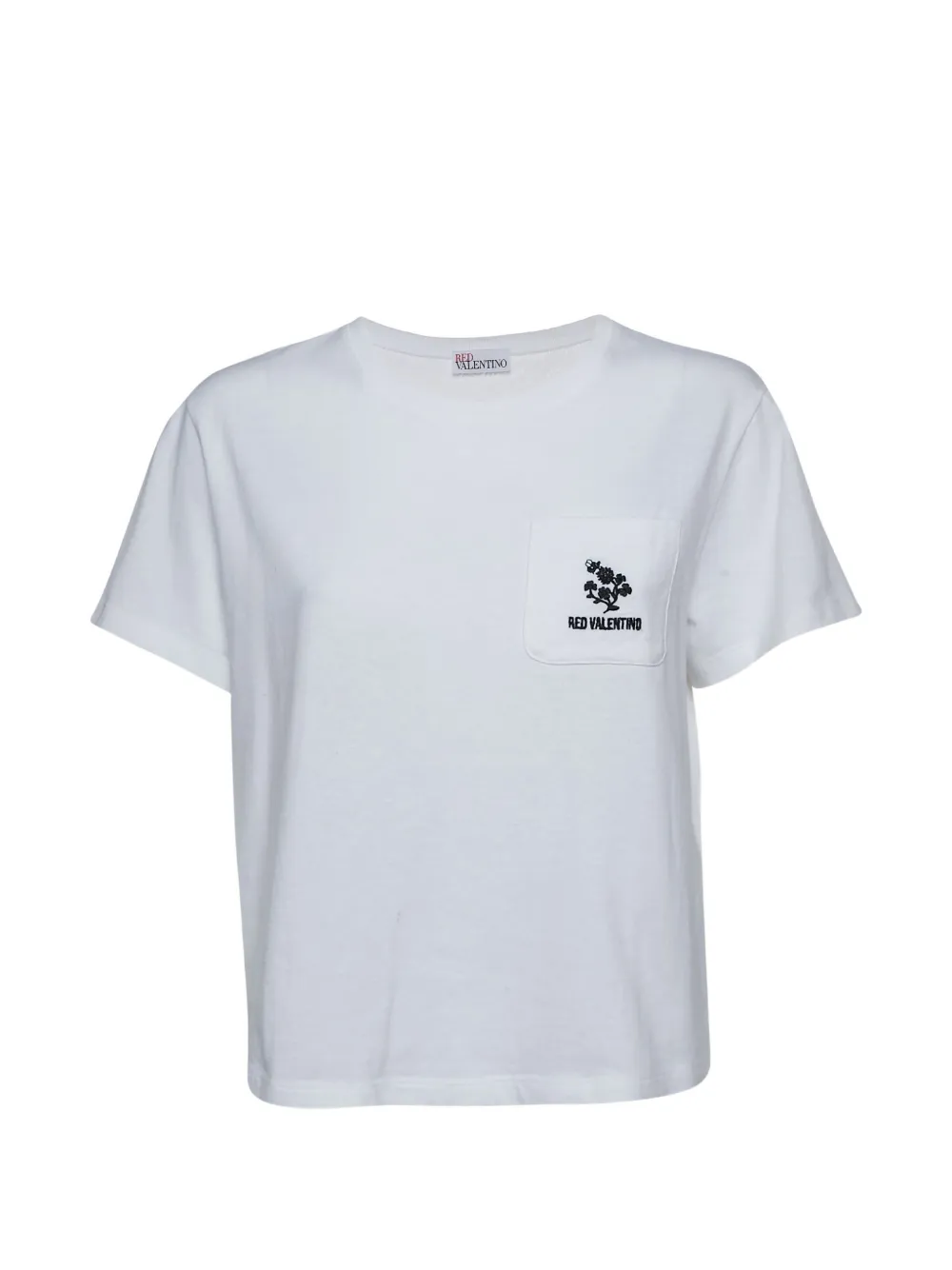 Red Valentino Vintage Camiseta Con Logo Bordado | Blanco | FARFETCH MX