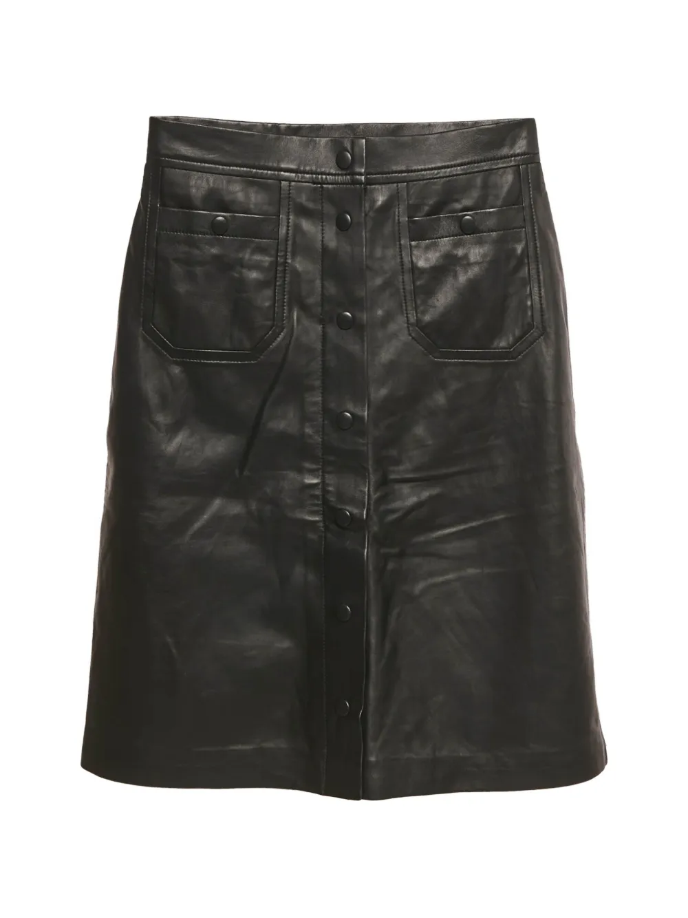 MUNTHE Falda Midi Acampanada | Negro | FARFETCH MX