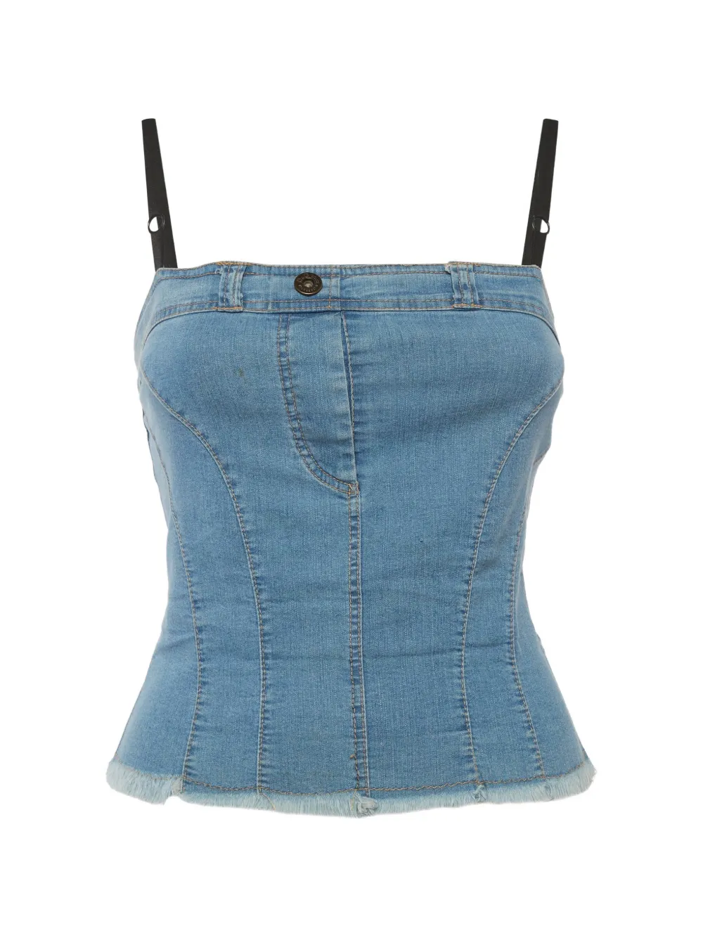 D&G open-back Denim Top | Blue | FARFETCH