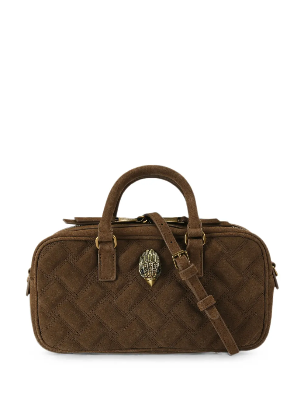 Kurt Geiger London Small Kensington Duffle Bag | Brown | FARFETCH AU