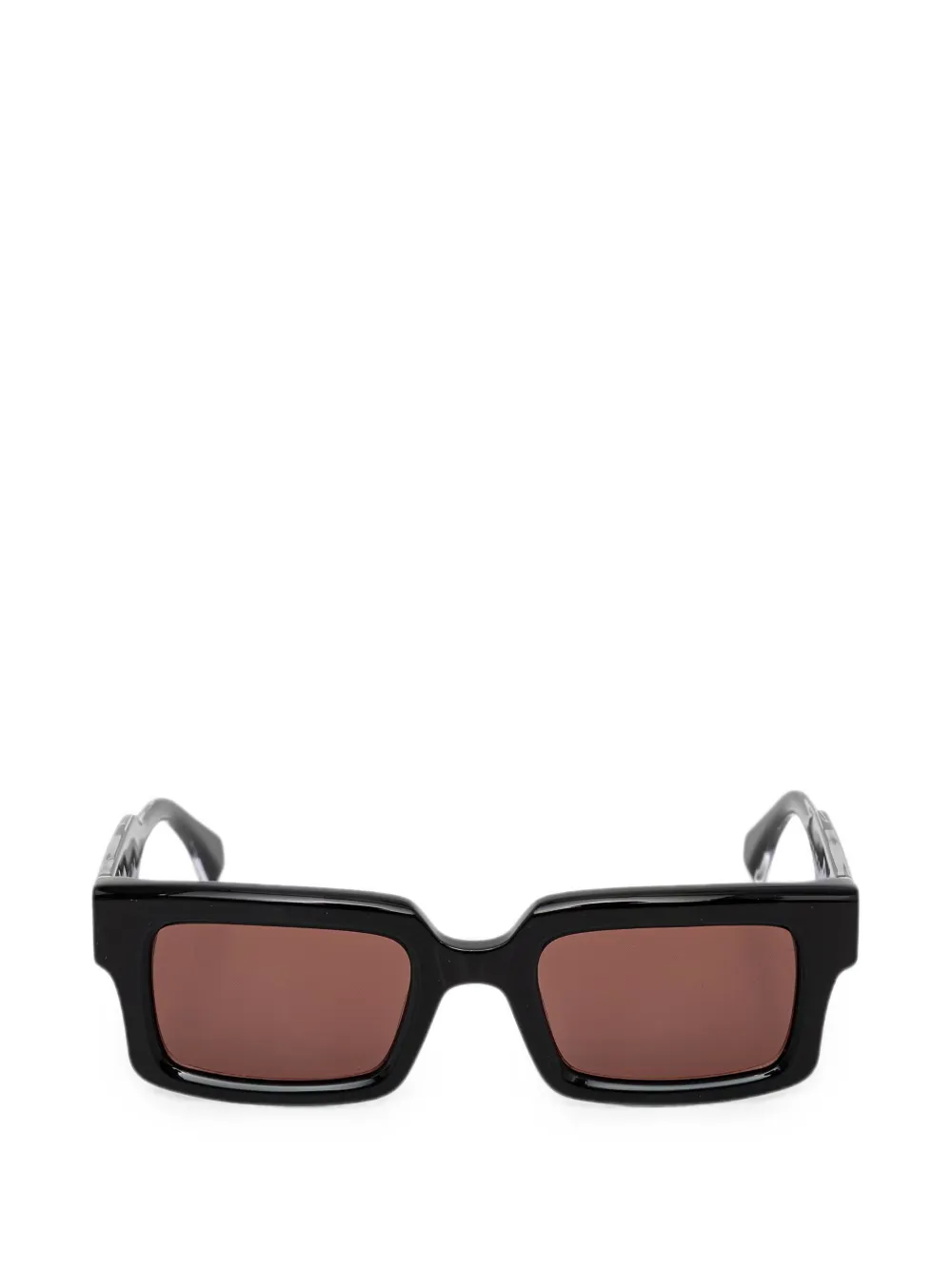 Vivienne Westwood Orb Plaque rectangle-frame Sunglasses | Negro ...