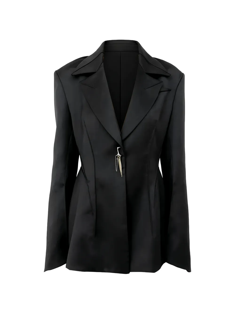 Grace Ling Knife Sheath Blazer | Black | FARFETCH
