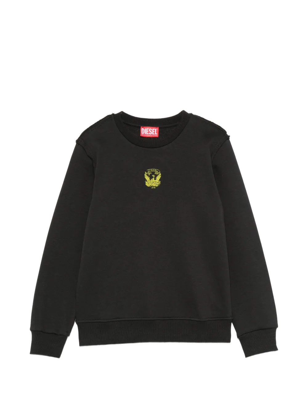 Diesel Kids Sfilt eagle-print Sweater | Negro | FARFETCH MX