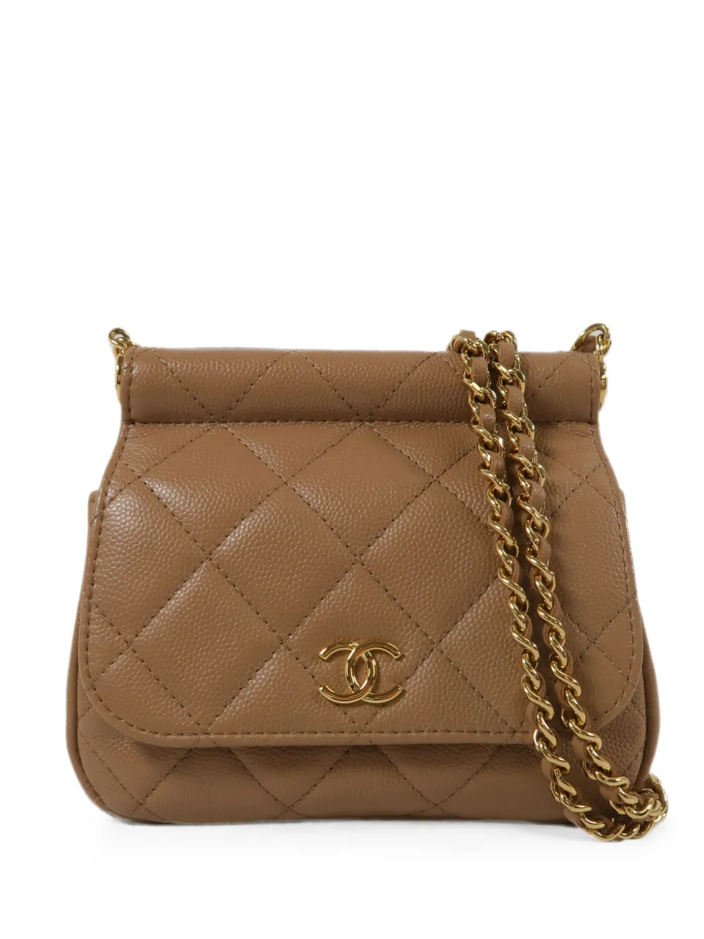 CHANEL Pre-Owned CC Chain Shoulder Bag | Neutrals | FARFETCH