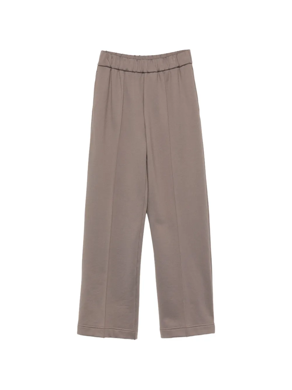 Moncler elasticated-waistband pressed-crease Trousers | Green | FARFETCH
