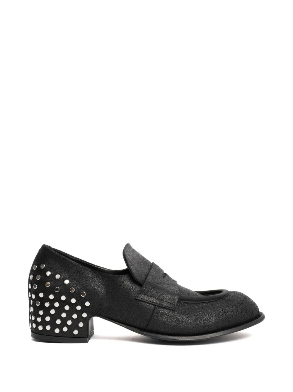 Épice Thelma rivet-embellished Loafers | Black | FARFETCH