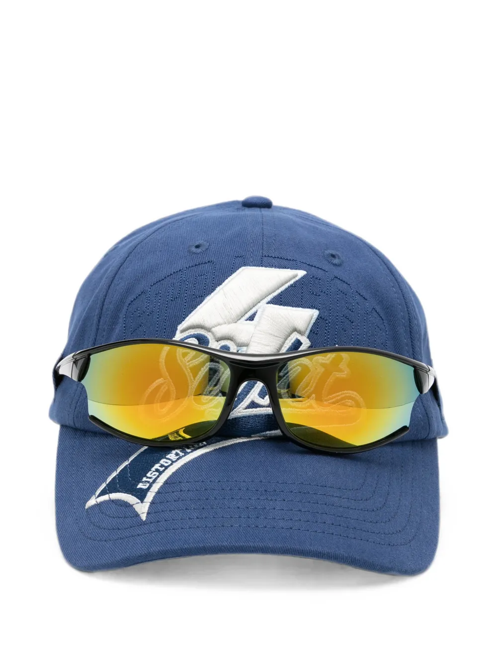 KAP Company logo-embroidered Cap | ブルー | FARFETCH JP