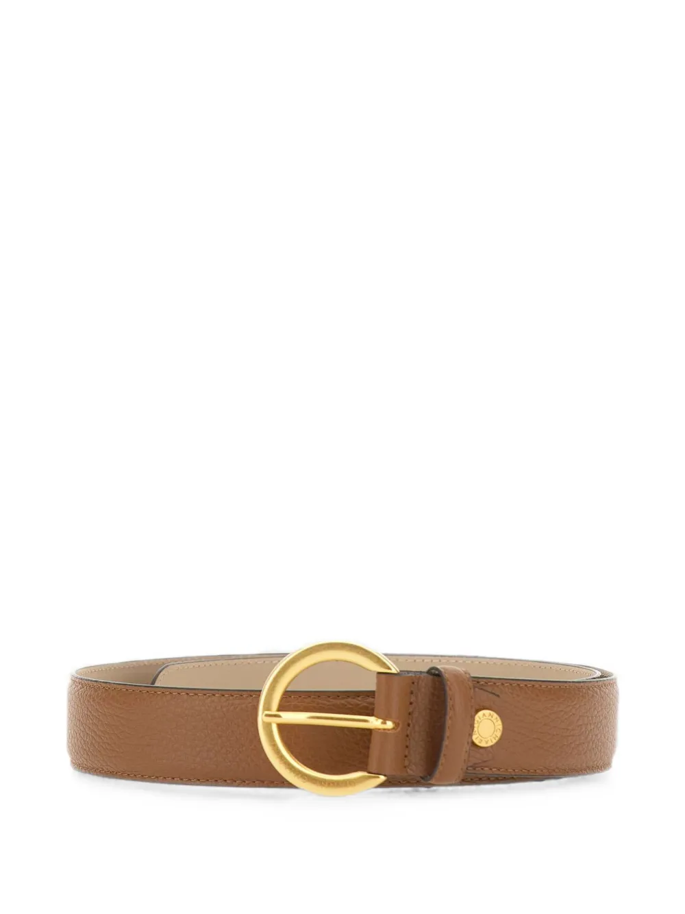 GIANNI CHIARINI logo-engraved Leather Belt | Brown | FARFETCH