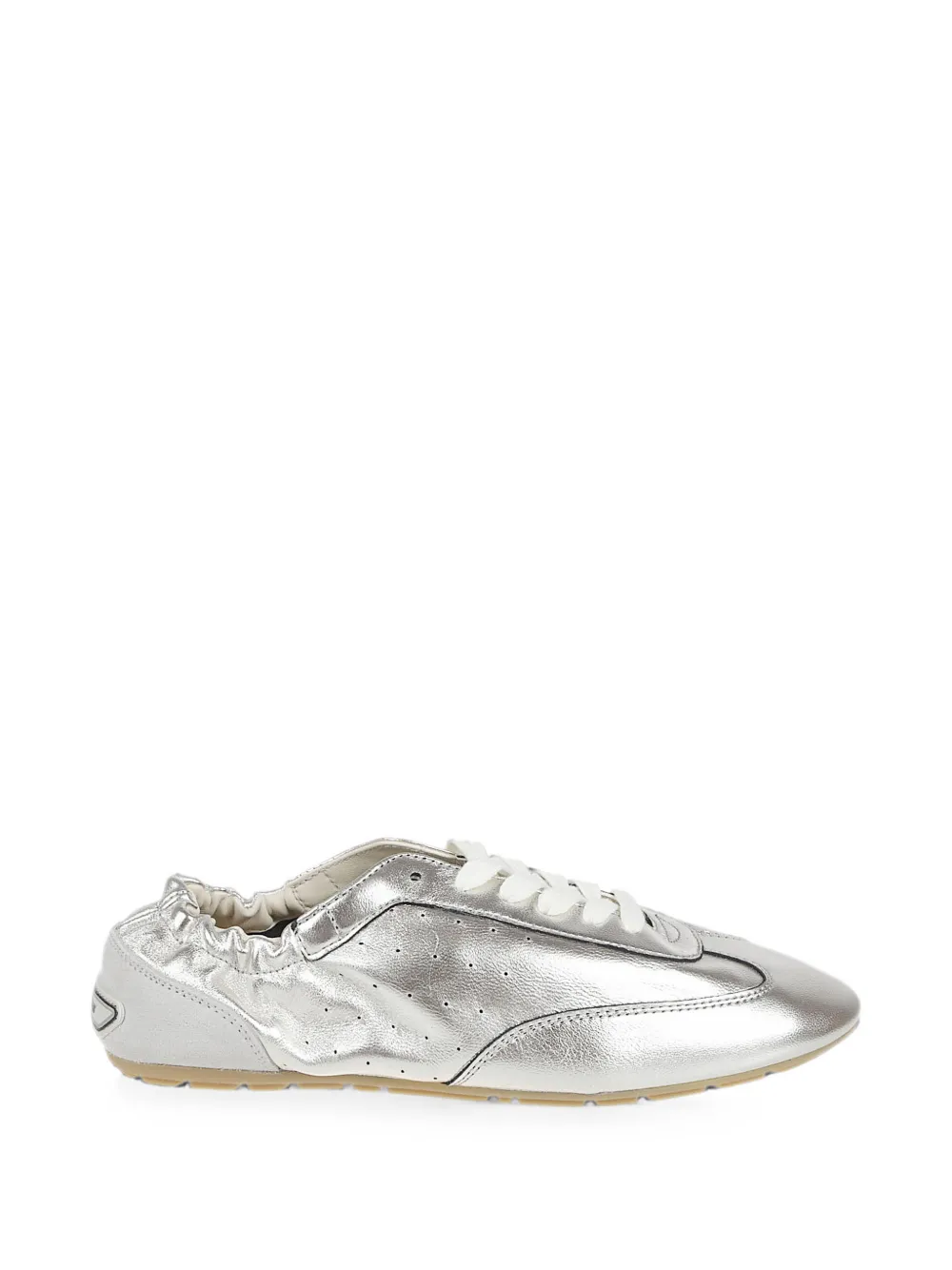 Saint Laurent Lewis low-top Leather Sneakers | シルバートーン | FARFETCH JP