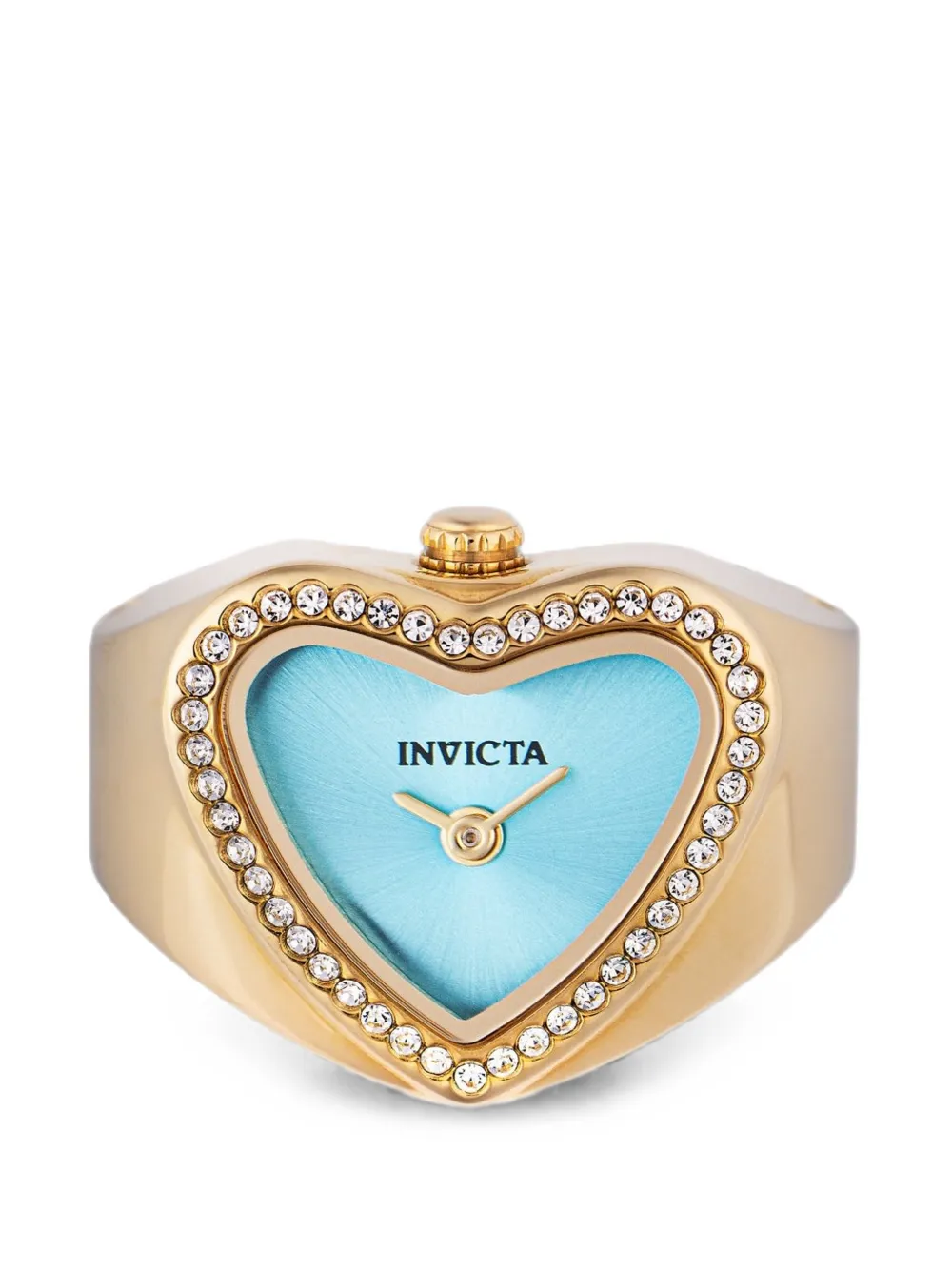 Invicta Mini Angel heart-shaped crystal-embellished 19mm Ring Watch ...