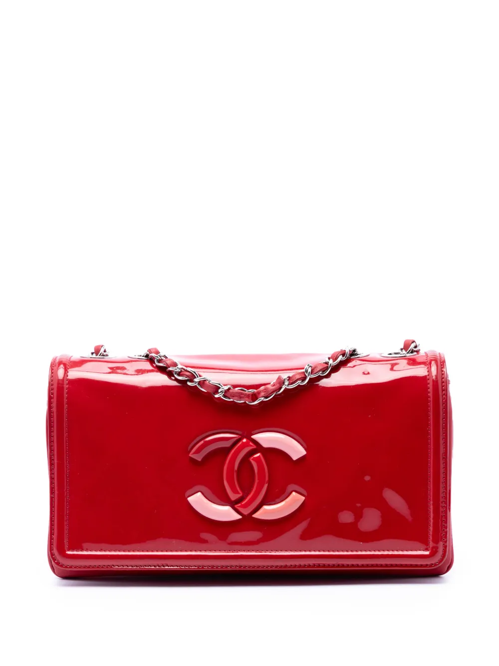 CHANEL Pre-Owned 2009-2010 ココマーク リップスティック フラップ ショルダーバッグ | レッド | FARFETCH JP