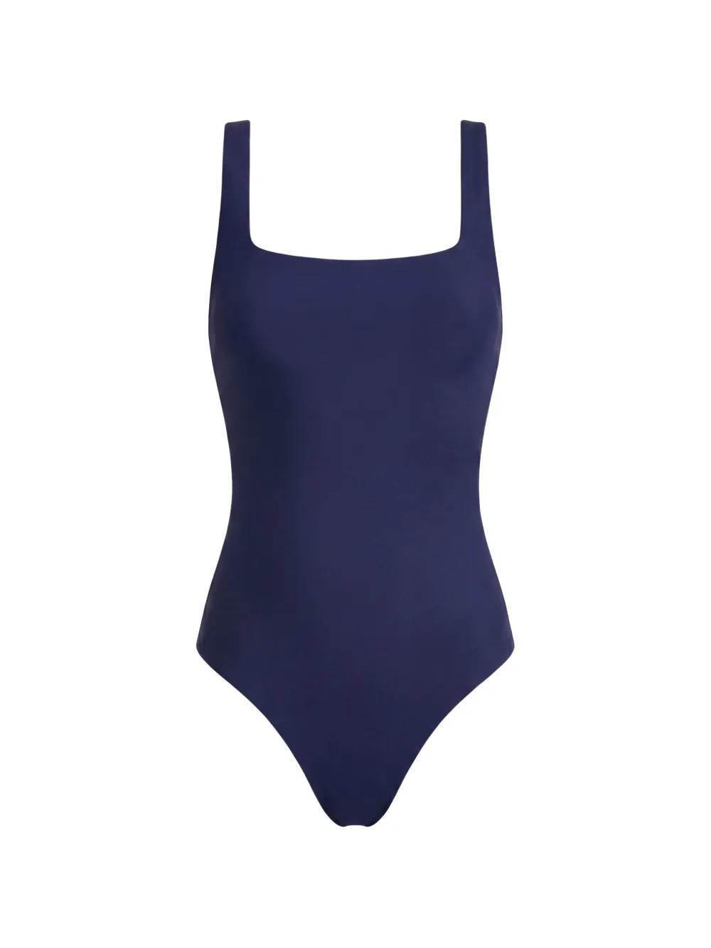 BONDI BORN Margot square-neck Swimsuit | Blue | FARFETCH HK