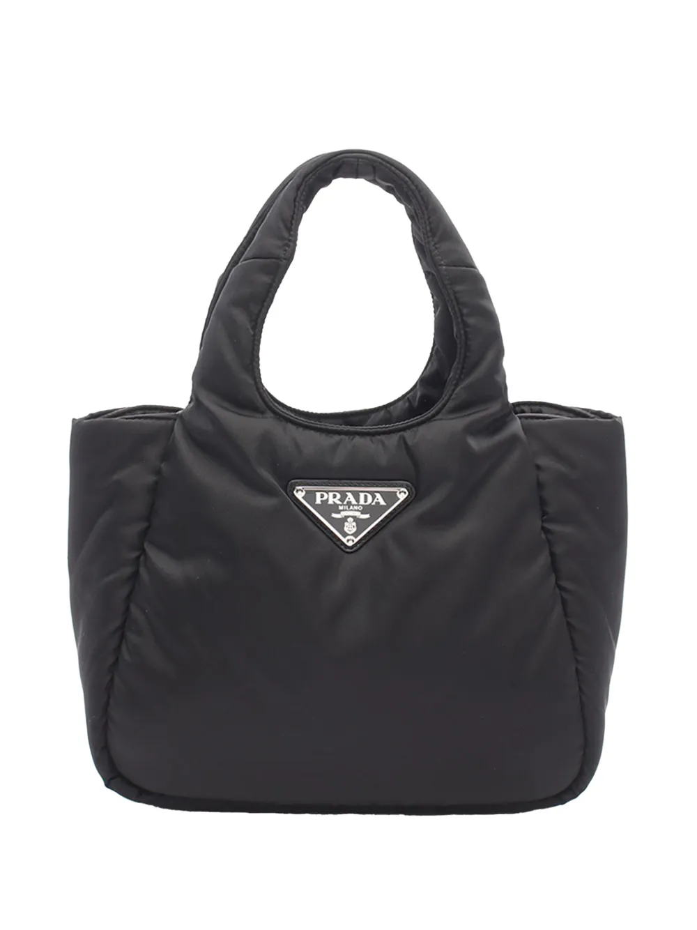 Prada Pre-Owned 2013-2026 Small Re Nylon Padded Tote Bag | Black ...
