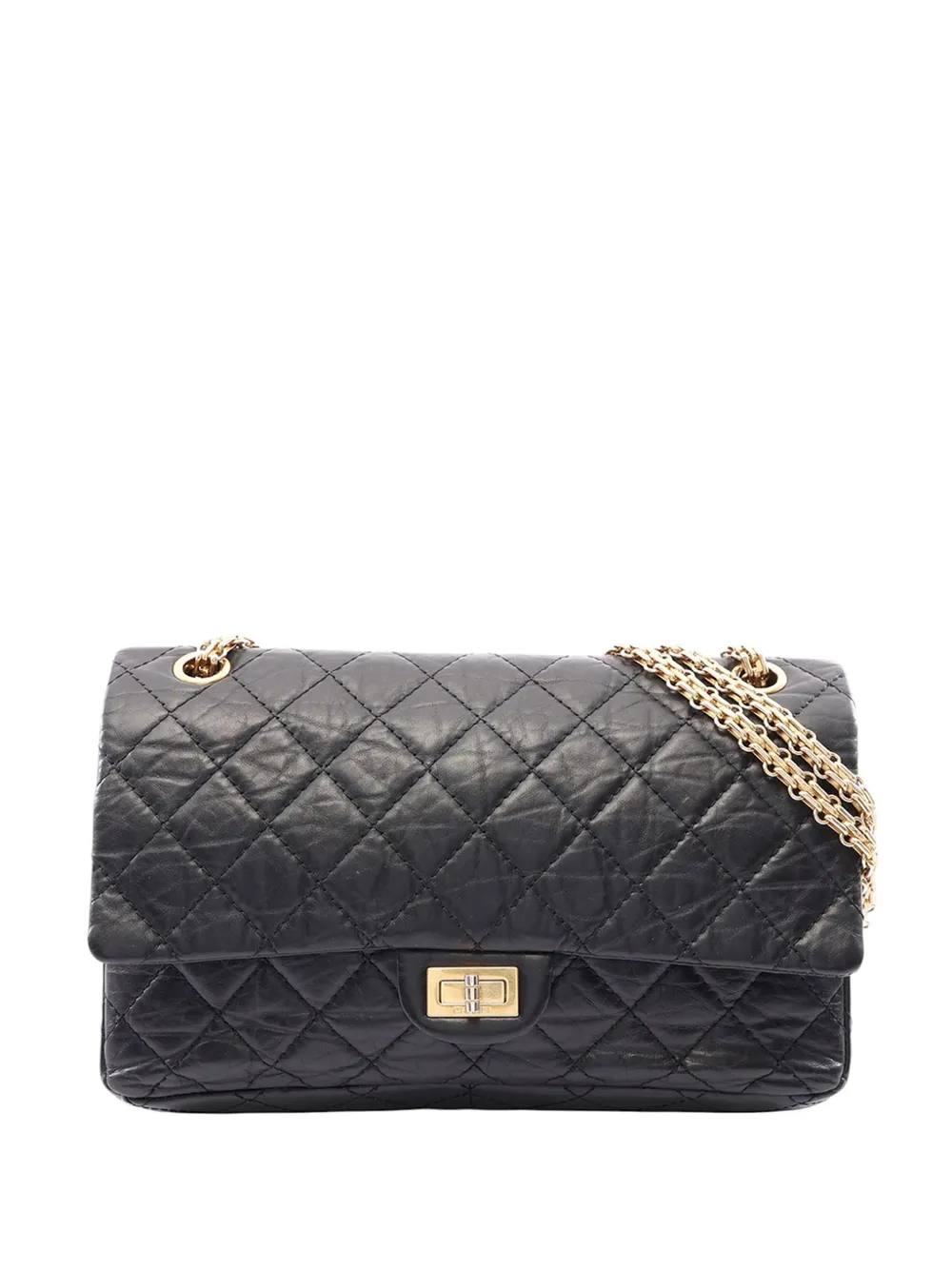 CHANEL Pre-Owned 2009-2010 Quilted Aged Calfskin Reissue 2.55 Single ...