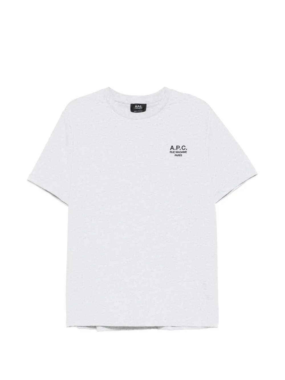 A.P.C. logo-print Cotton T-shirt | グレー | FARFETCH JP