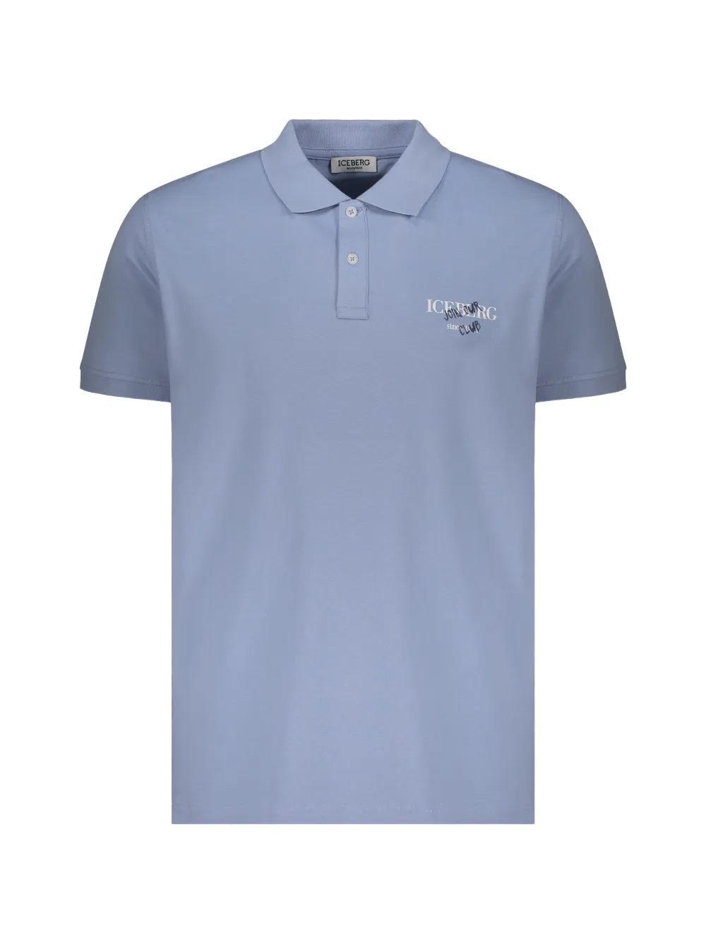 Iceberg logo-print Polo Shirt | Blue | FARFETCH