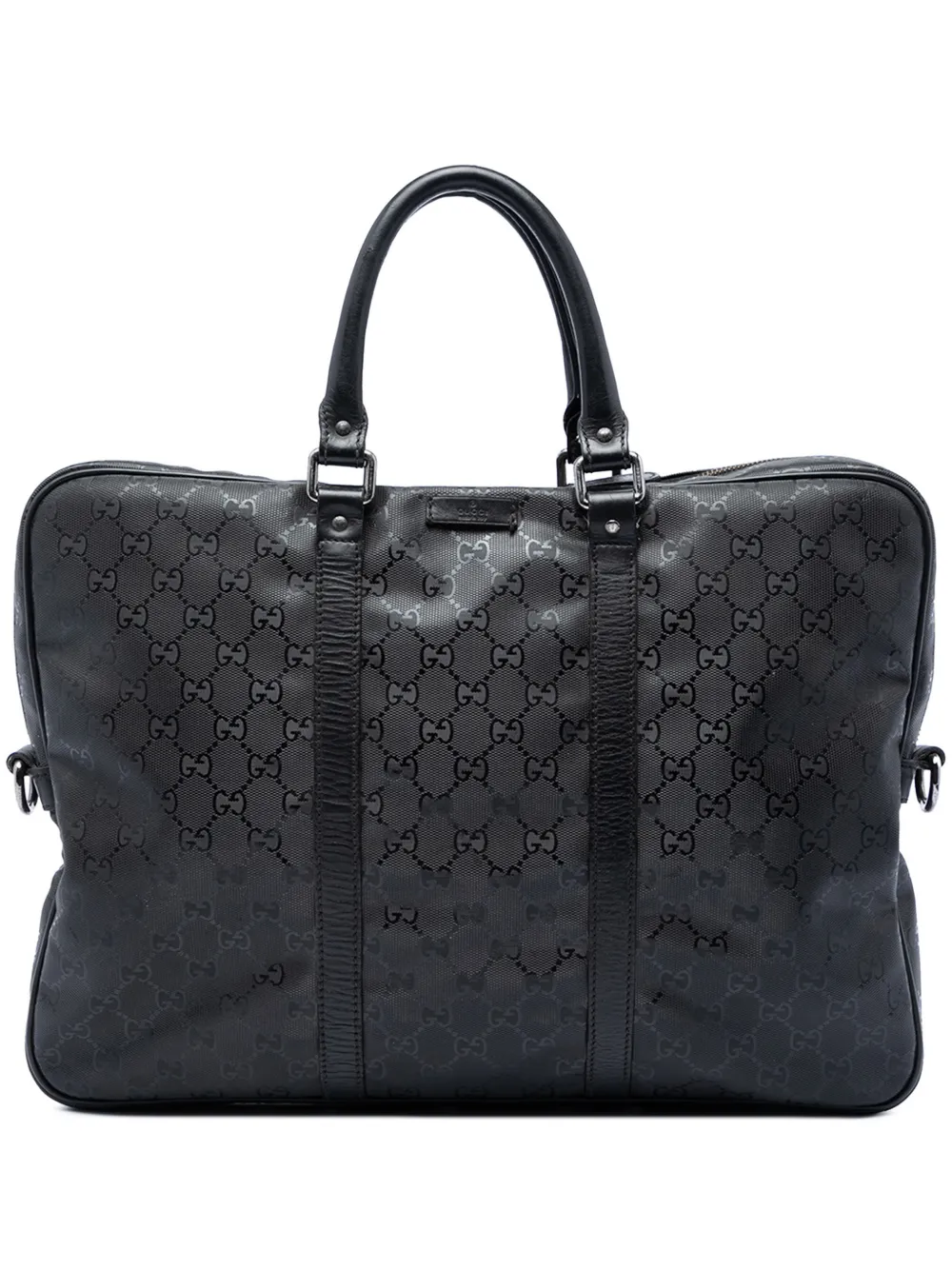 Gucci Pre-Owned 2016-2026 GG Imprime Business Bag | Black | FARFETCH