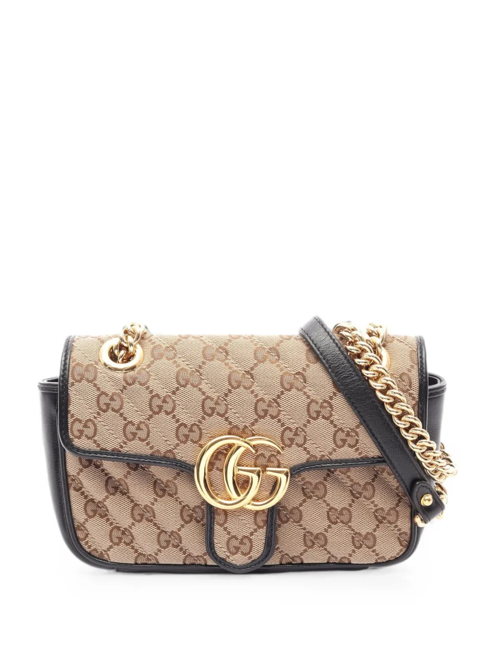 Gucci Pre-Owned 2010s Marmont GG-canvas Cross Body Bag | Neutrals ...