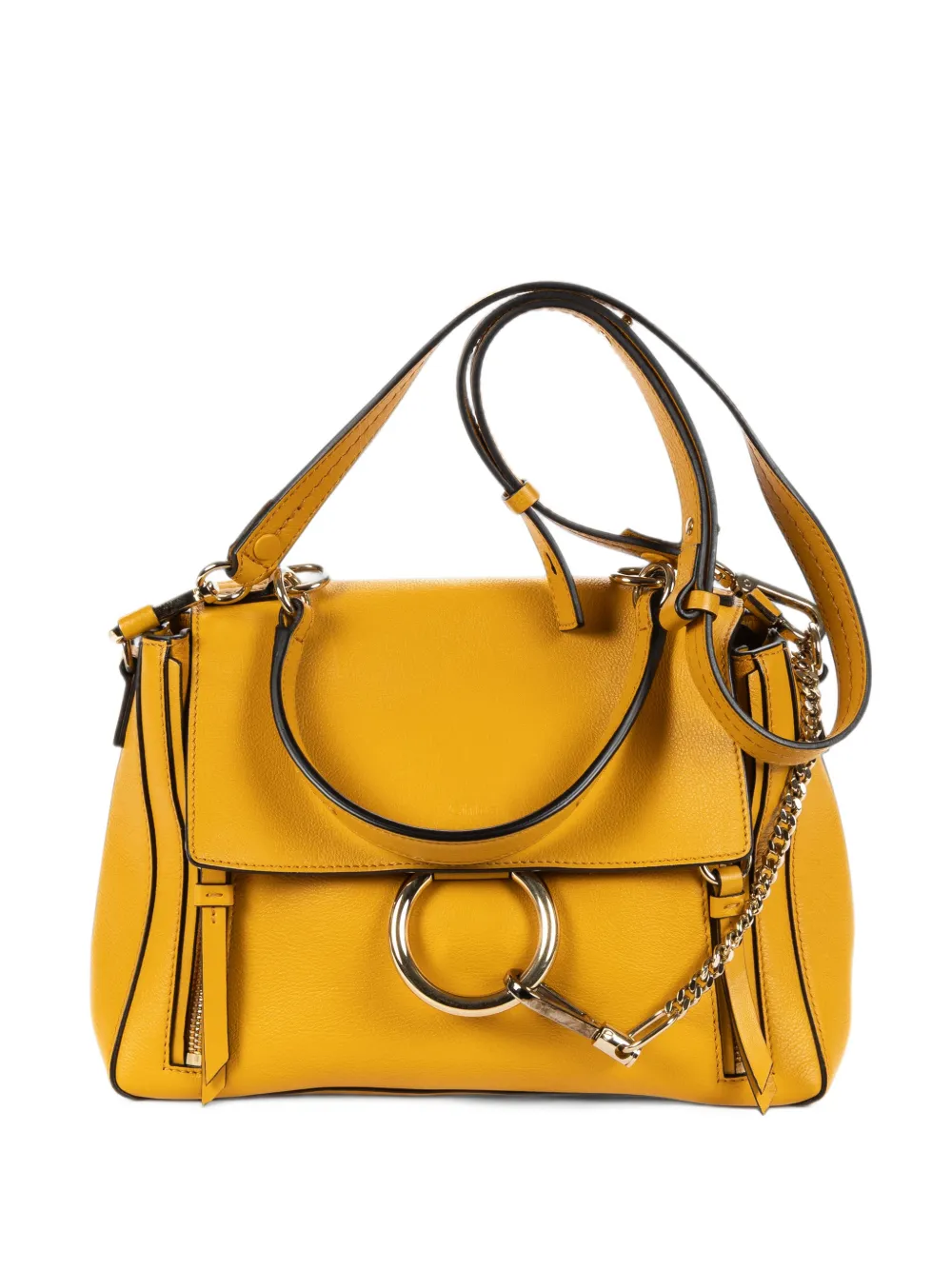 Chloé Pre Owned Faye Day Shoulder Bag Yellow Farfetch