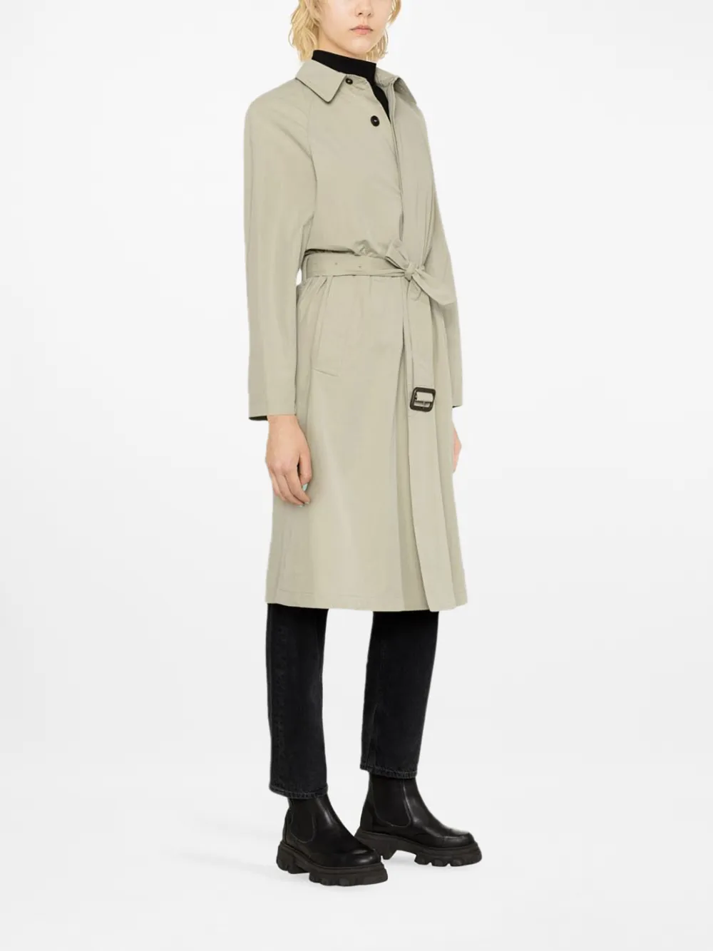 concealed-fastening belted trench coat | A.P.C. | Eraldo.com