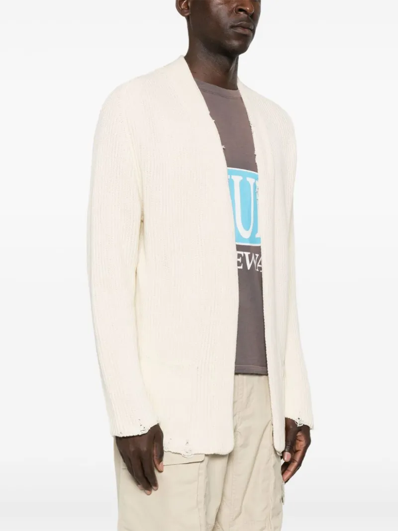A Paper Kid distressed cotton cardigan | Eraldo.com US